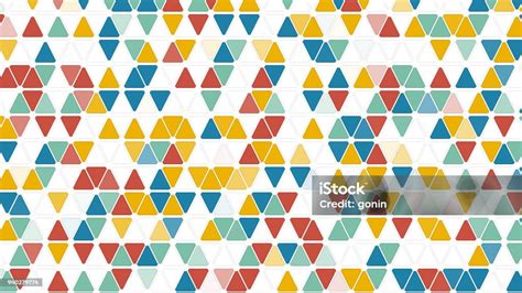 Latar Belakang Geometris Segitiga Warnawarni Ilustrasi Stok Unduh