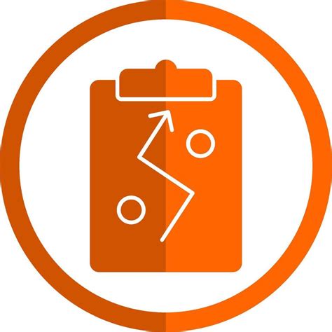 Strategy Glyph Orange Circle Icon 42753218 Vector Art At Vecteezy