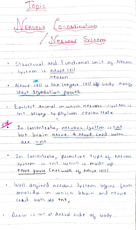 Solution Nervous System Nervous Co Ordination Types Of Neuron