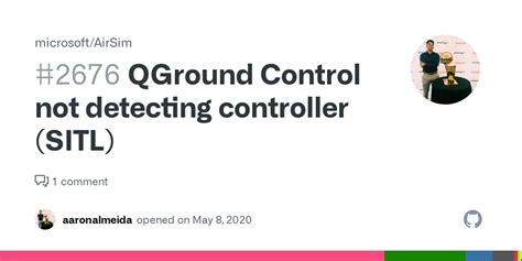 QGround Control Not Detecting Controller SITL Issue 2676