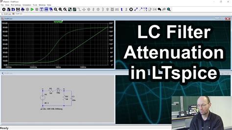 Simulation Of The Attenuation Or Transfer Function Of An Lc Low Pass