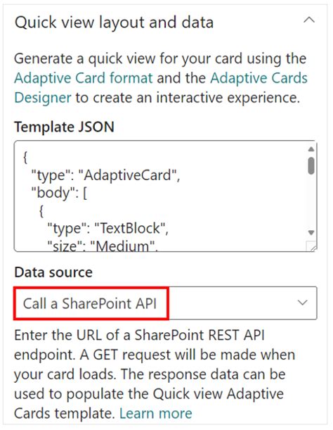 Viva Connections Card Designer Advance API Features Part 1 Aimery