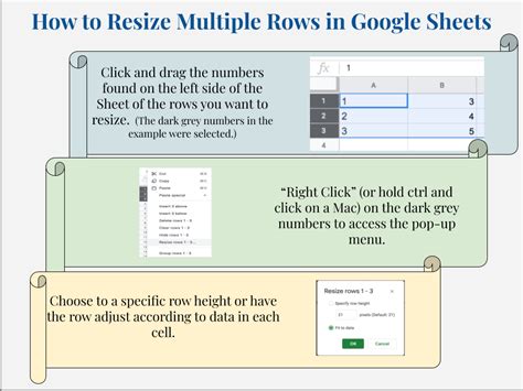 How Do I Change The Cell Height In Sheets To Make Larger Cells For A Form Google Docs Editors