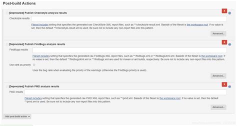 Jenkins代码规范集成（findbugs，pmd，checkstyle，）jenkins Findbugs Csdn博客