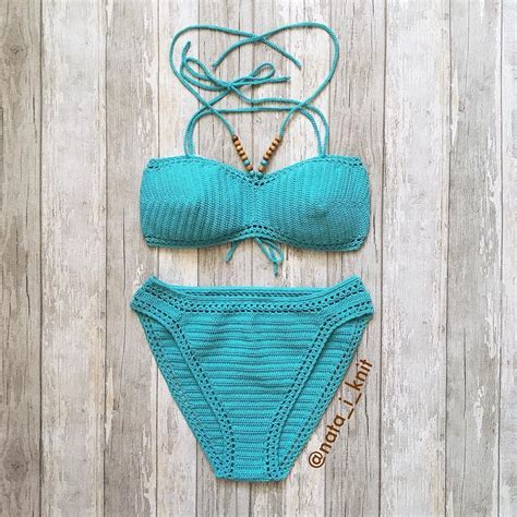 Most Beautiful Knit Bikini Bottom And Top Patterns 44 Knittting Crochet