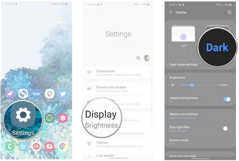 How To Enable Dark Mode On Samsung Galaxy Phones Android 10 And One Ui 2 Android Central