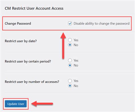 Cm Restrict User Account Access How To Disable The Ability To