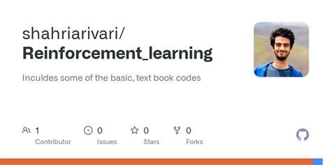 Github Shahriarivari Reinforcement Learning Inculdes Some Of The Basic Text Book Codes