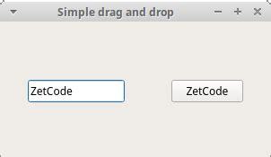 Drag And Drop In PyQt QMimeData QDrag