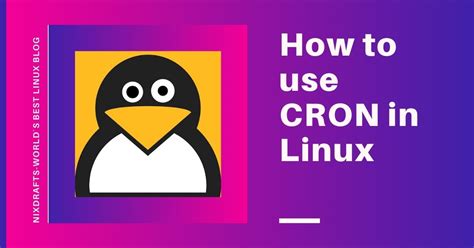 How To Use Cron In Linux Rsy Digital World