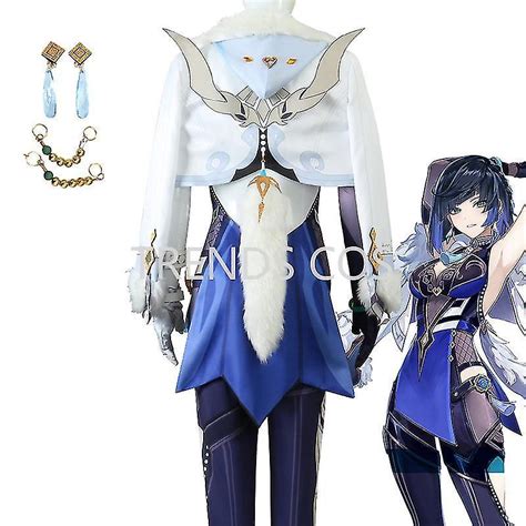 Trends Cos Game Genshin Impact Yelan Cosplay Costume Yelan Liyue Hydro
