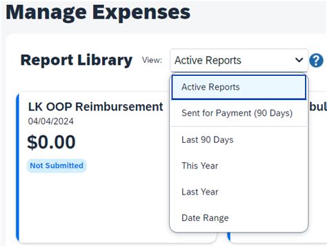Not Able To View Prior Report And Missing Payment Sap Concur Community