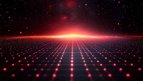 Red Grid Space Wallpaper 4k Abstract Backgrounds For Desktop Free Img