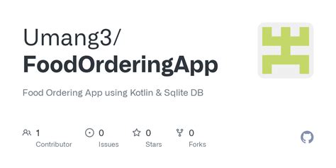 Github Umang3foodorderingapp Food Ordering App Using Kotlin And Sqlite Db