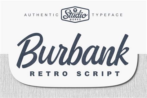 Burbank Retro Script