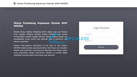 Source Code Aplikasi Sistem Pendukung Keputusan Spk Perbandingan