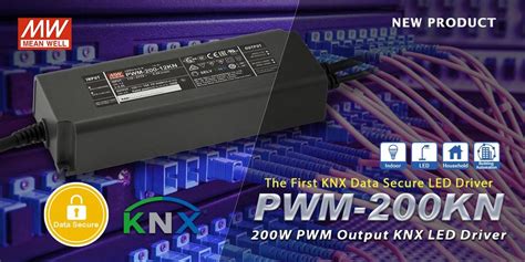 Mean Well Knx Data Secure 200w Pwm Output Led Driver Knx Association Official Website