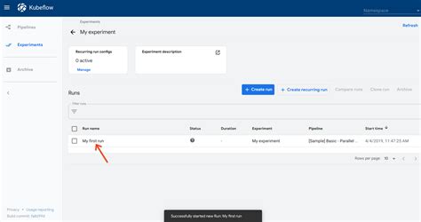 pipelines quickstart kubeflow