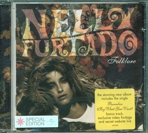 Nelly Furtado Folklore Special Edition Con Hype Sticker Cd Perfetto