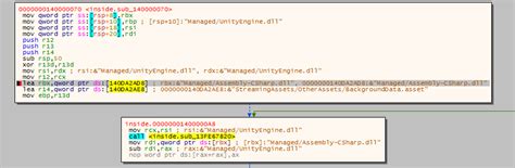 Net Unity Game Assembly Dll Embedded Inside The Exe Reverse Engineering Stack Exchange