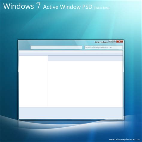 Windows 7 Window Psd By Carlos Way On Deviantart