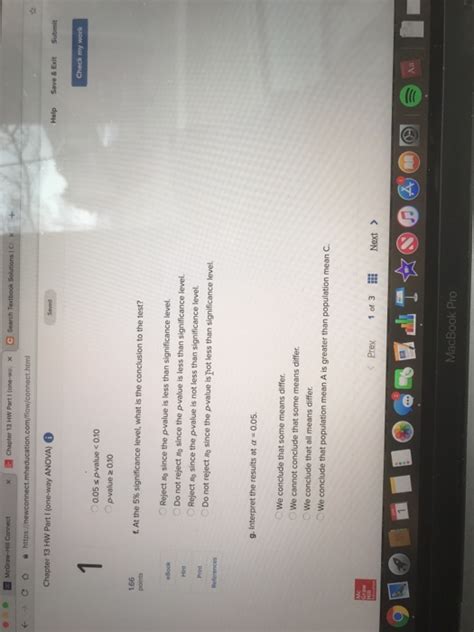 solved help save and exit su 13 hw part i one way anova