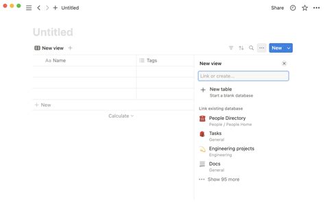 data sources and linked databases notion help center