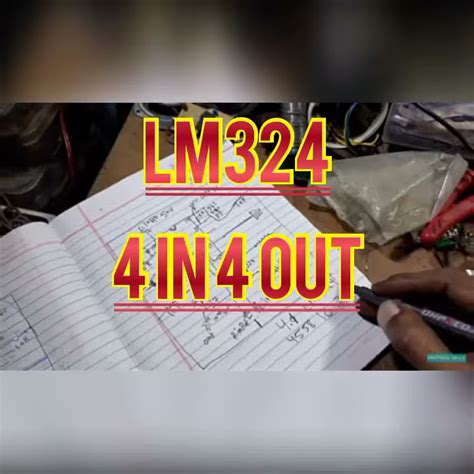Lm324 Ic 4 Input 4 Output Use As Audio Amplifier And Supply In Ups Inverter Youtube
