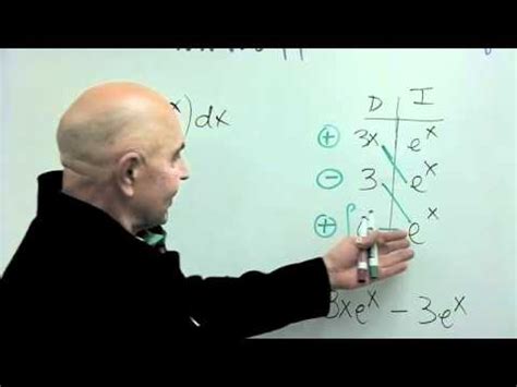 Integration By Parts Chart Method Ponasa