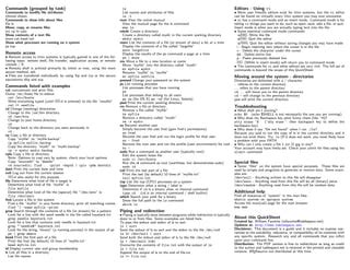 Unix Quicksheet PPT
