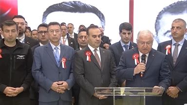 Saha Expo Uluslararas Savunma Ve Uzay Sanayi Fuar Ndaki Tusa Stand N Nde Anma T Reni