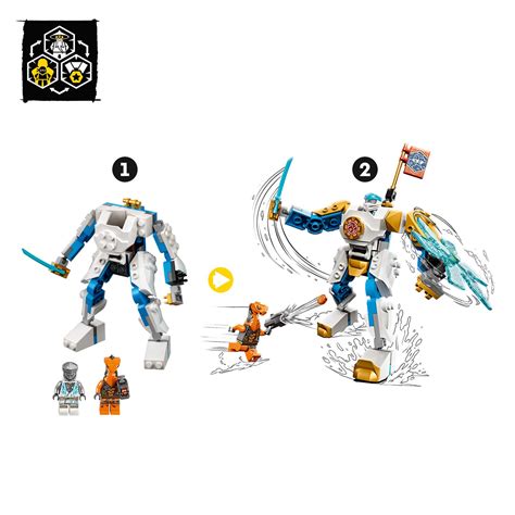 71761 Lego Ninjago Zanes Power Up Mech Evo 95 Pieces