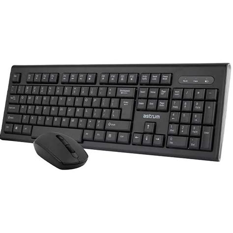 Buy Astrum Wireless Keyboard And Mouse Combo Black Online In Uae Sharaf Dg