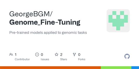 github georgebgm genome fine tuning pre trained models applied to