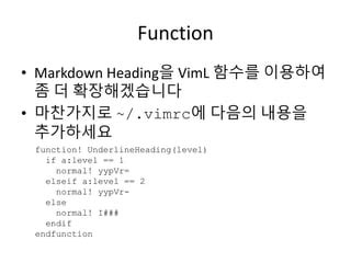 Developing Vim Plugins With Python PPT