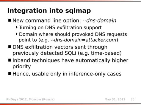 Dns Exfiltration Using Sqlmap Pdf