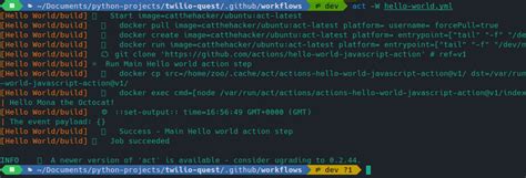 Run GitHub Actions On Your Local Machine DEV Community