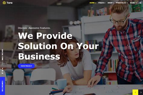 Best React Website Templates For Business