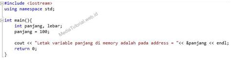 C No10 Mengenal Pointers Reference Operator And Dan Dereference