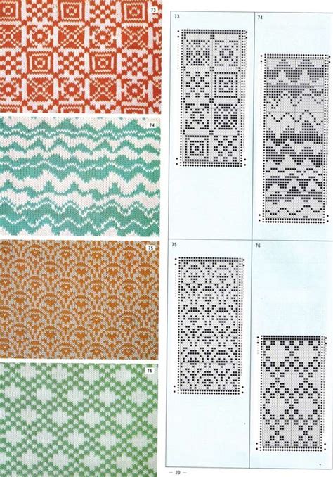 Pattern Library Библиотека узоров жаккардовых спицами Обсуждение