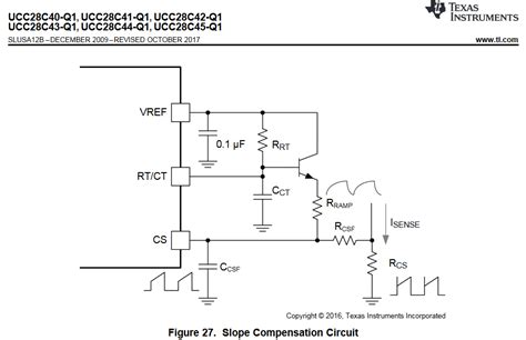 Ucc28c42 Slope Compensation For A Buck Converter Power Management Forum Power Management