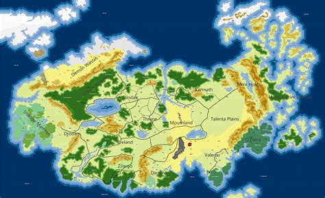 Printable Hex Map