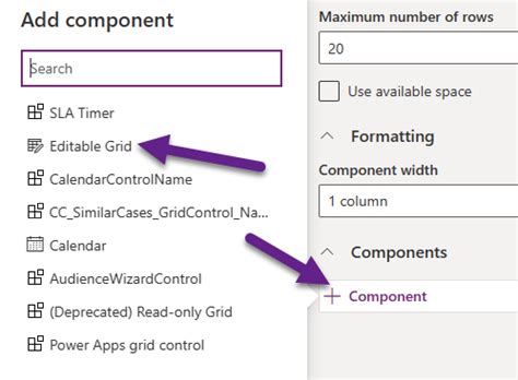 Grid Components In Model Driven Apps D