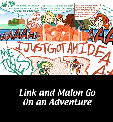 Link And Malon Go On An Adventure 2 By Kristadlee On Deviantart