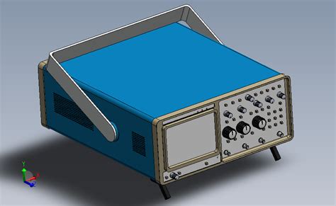 示波器solidworks 2016模型图纸下载 懒石网