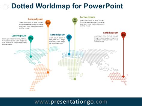 Infographic Bundle For Powerpoint World Map With Pins Vrogue Co
