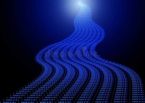 Binary Data Stream Stock Illustration Illustration Of Data 49020