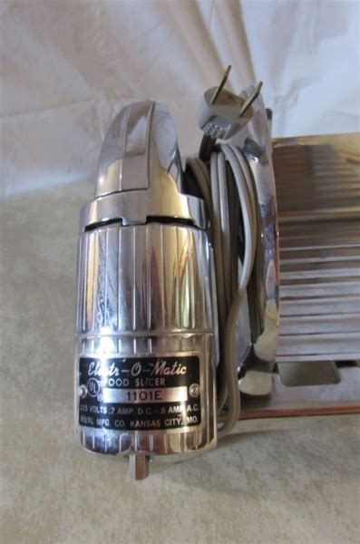 Lot Detail RIVAL ELECTR O MATIC MEAT SLICER