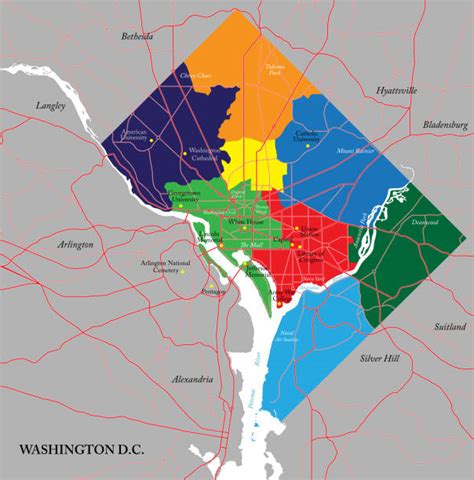 140 Dc Md Va Map Stock Illustrations Royalty Free Vector Graphics