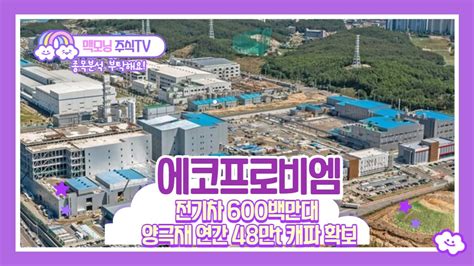 에코프로비엠의 시간이 왔다 주후반다음주 기대해봐도 좋을까 에코프로비엠 에코프로비엠주가 Youtube